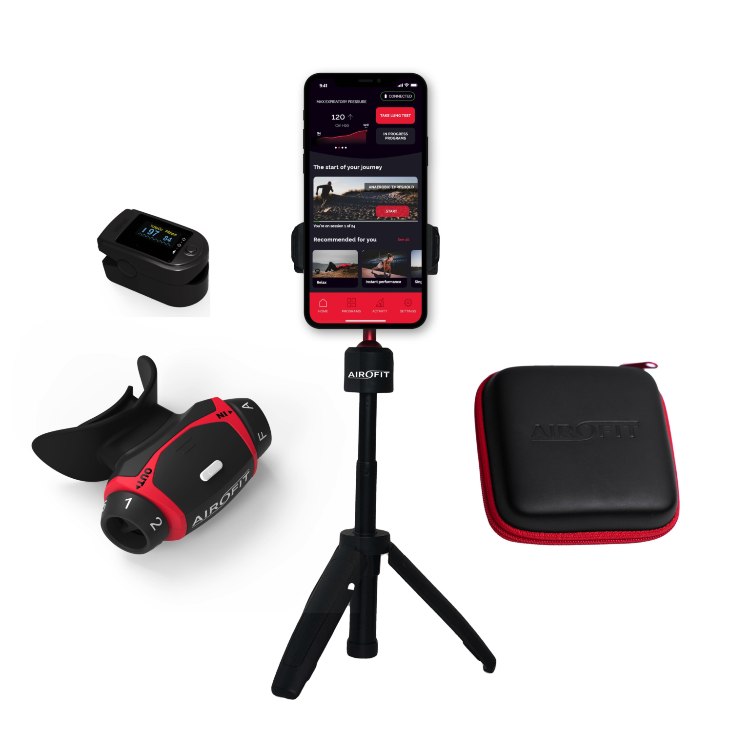 Airofit Pro Atemmuskulatur-Trainer mit App | Snorflex®