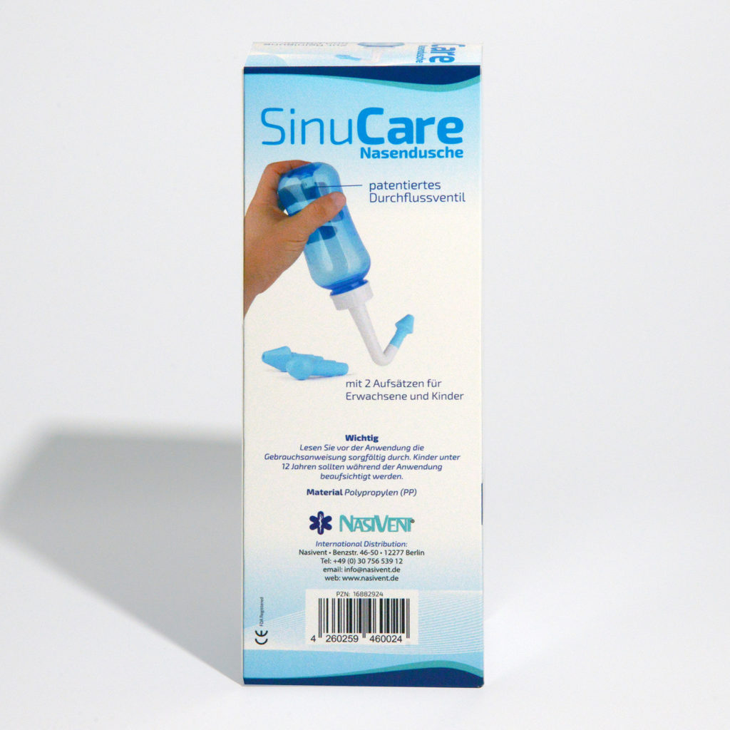 Nasivent Sinucare Nasendusche 300 ml | Snorflex®