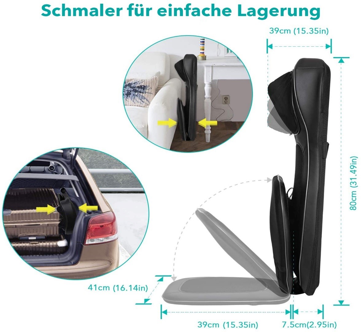 NAIPO MGBK-C2030 Massageauflage Shiatsu | Snorflex®